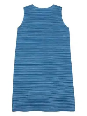 Issey Miyake Sheer Bounce Plissé Midi Dress