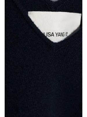 LISA YANG Sara V-back Cashmere Jumper