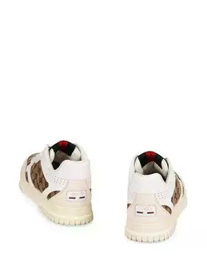 Gucci Re-web Panelled Sneakers - White