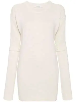 LEMAIRE Detachable-sleeve Dress - Neutrals