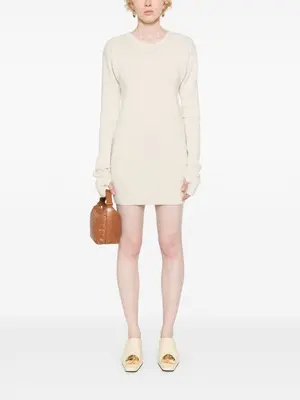 LEMAIRE Detachable-sleeve Dress - Neutrals