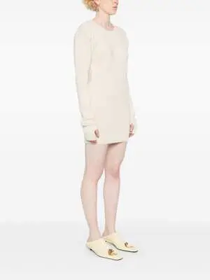 LEMAIRE Detachable-sleeve Dress - Neutrals