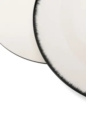 ANN DEMEULEMEESTER X SERAX Contrasting-edge Porcelain Plates