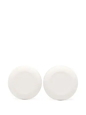 ANN DEMEULEMEESTER Contrasting-edge Porcelain Plates