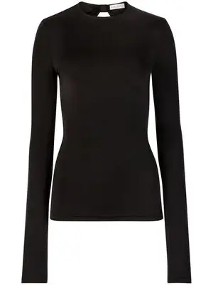 Nina Ricci Round Open Back Top