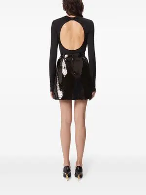 Nina Ricci Round Open Back Top