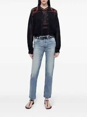 RE/DONE Mid-rise Straight-leg Jeans