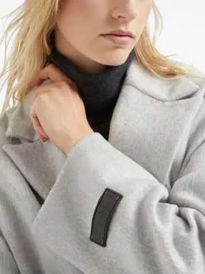 Brunello Cucinelli Cashmere Double-breasted Coat - Grey