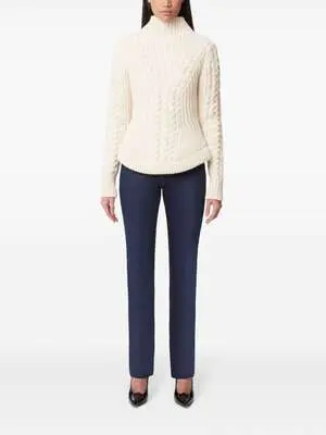 Nina Ricci Cable-knit Wool-blend Jumper
