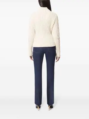 Nina Ricci Cable-knit Wool-blend Jumper