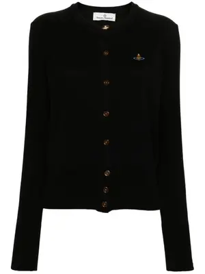 VIVIENNE WESTWOOD Bea Ribbed-knit Cardigan