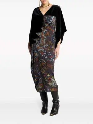 Etro Paisley Print Midi Dress