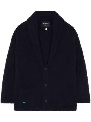 Alanui Ribbed Cardigan - Blue