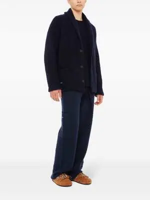 Alanui Ribbed Cardigan - Blue