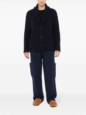 Alanui Ribbed Cardigan - Blue