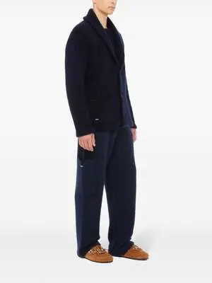 Alanui Ribbed Cardigan - Blue