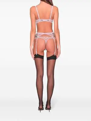 FLEUR DU MAL Farfalle Embroidered Thong