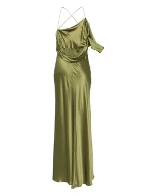 Michelle Mason Asymmetric Silk Gown