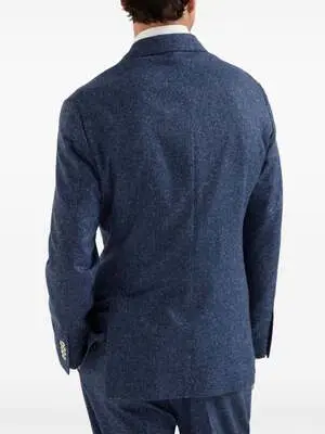 Brunello Cucinelli Buttoned Flap Pocket Blazer