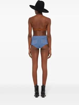 Alanui Knitted High-waisted Shorts