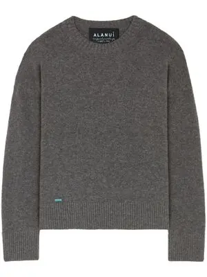 Alanui Cashmere-silk Blend Jumper - Grey
