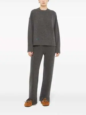 Alanui Cashmere-silk Blend Jumper - Grey