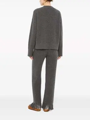 Alanui Cashmere-silk Blend Jumper - Grey