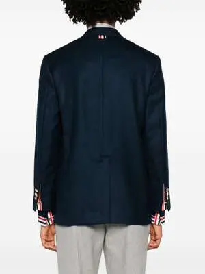 Thom Browne Single-breasted Wool Blazer - Blue