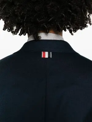 Thom Browne Single-breasted Wool Blazer - Blue