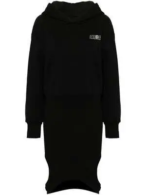 MAISON MARGIELA Numbers-print Hooded Dress