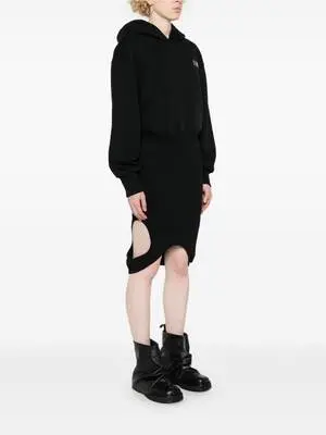 MAISON MARGIELA Numbers-print Hooded Dress