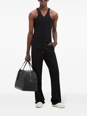 COURREGES Straight-leg Track Pants - Black