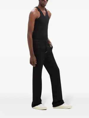 COURREGES Straight-leg Track Pants - Black