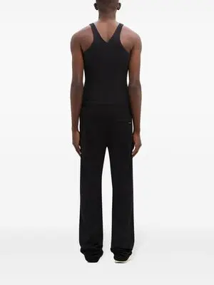 COURREGES Straight-leg Track Pants - Black