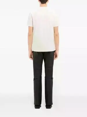 COURREGES Volcano Logo-appliqué Cotton T-shirt