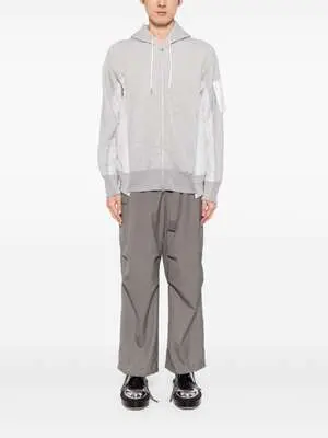 Sacai X Sponge Sweat Panelled Hoodie