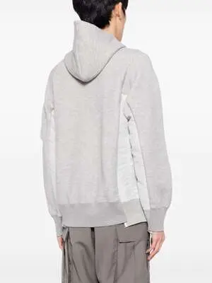 Sacai X Sponge Sweat Panelled Hoodie