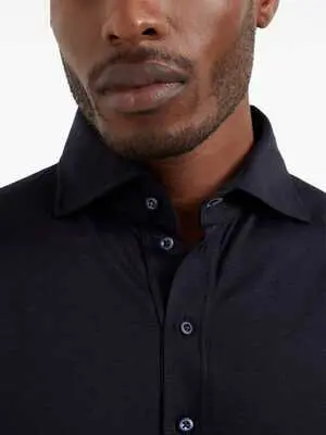 Brunello Cucinelli Long-sleeve Polo Shirt
