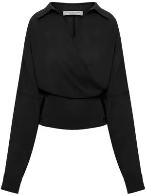 Philosophy Di Lorenzo Serafini Panelled V-neck Blouse