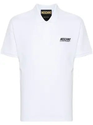 Moschino Logo-embroidered Polo Shirt