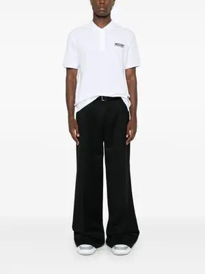 Moschino Logo-embroidered Polo Shirt