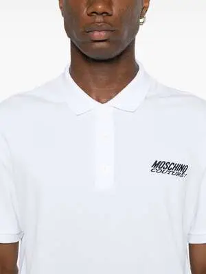 Moschino Logo-embroidered Polo Shirt