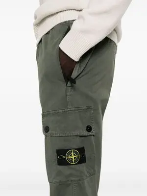 Stone Island Compass-badge Cargo Trousers - Green