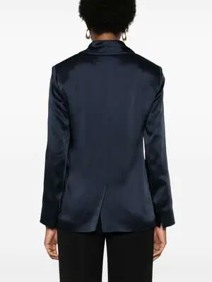 Max Mara Single-breasted Satin Blazer
