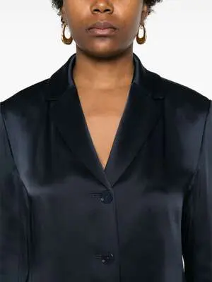 Max Mara Single-breasted Satin Blazer
