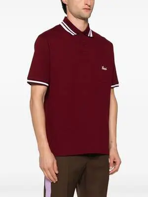 Gucci Logo-embroidered Piqué Polo Shirt