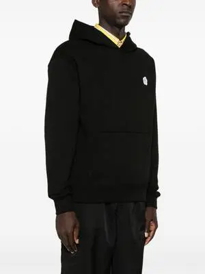 Kenzo Boke Flower Patch Cotton Hoodie - Black