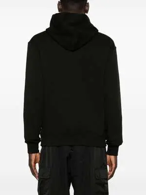 Kenzo Boke Flower Patch Cotton Hoodie - Black