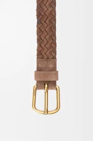 Loewe Chunky Woven Belt - Psyke/vintage Gold