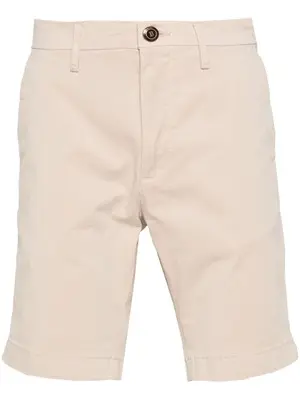 Boggi Milano Cotton Bermuda Shorts - Neutrals